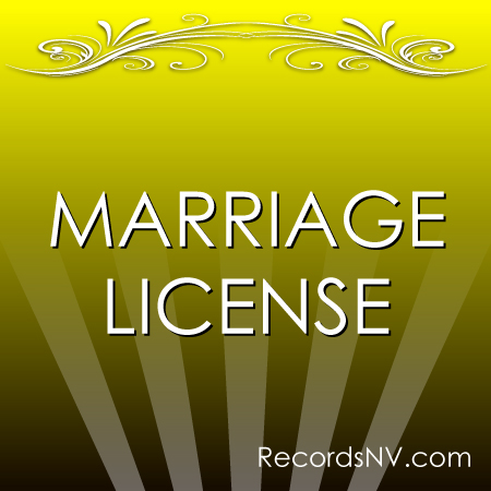 Marriage License - Records NV